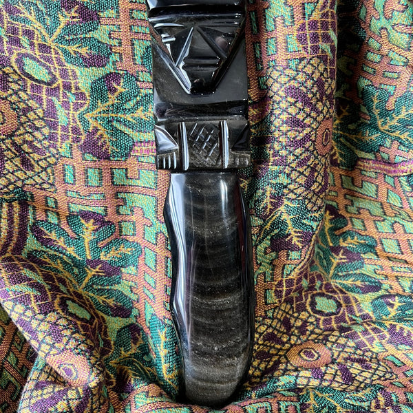 Aztec Obsidian Dagger